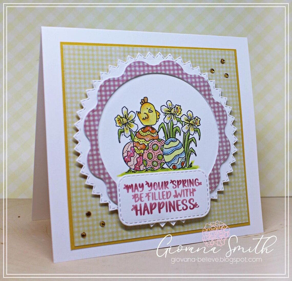 Spring Mini Gingham 6x6 Paper Collection, 24 Double-sided Sheets, 12 ...