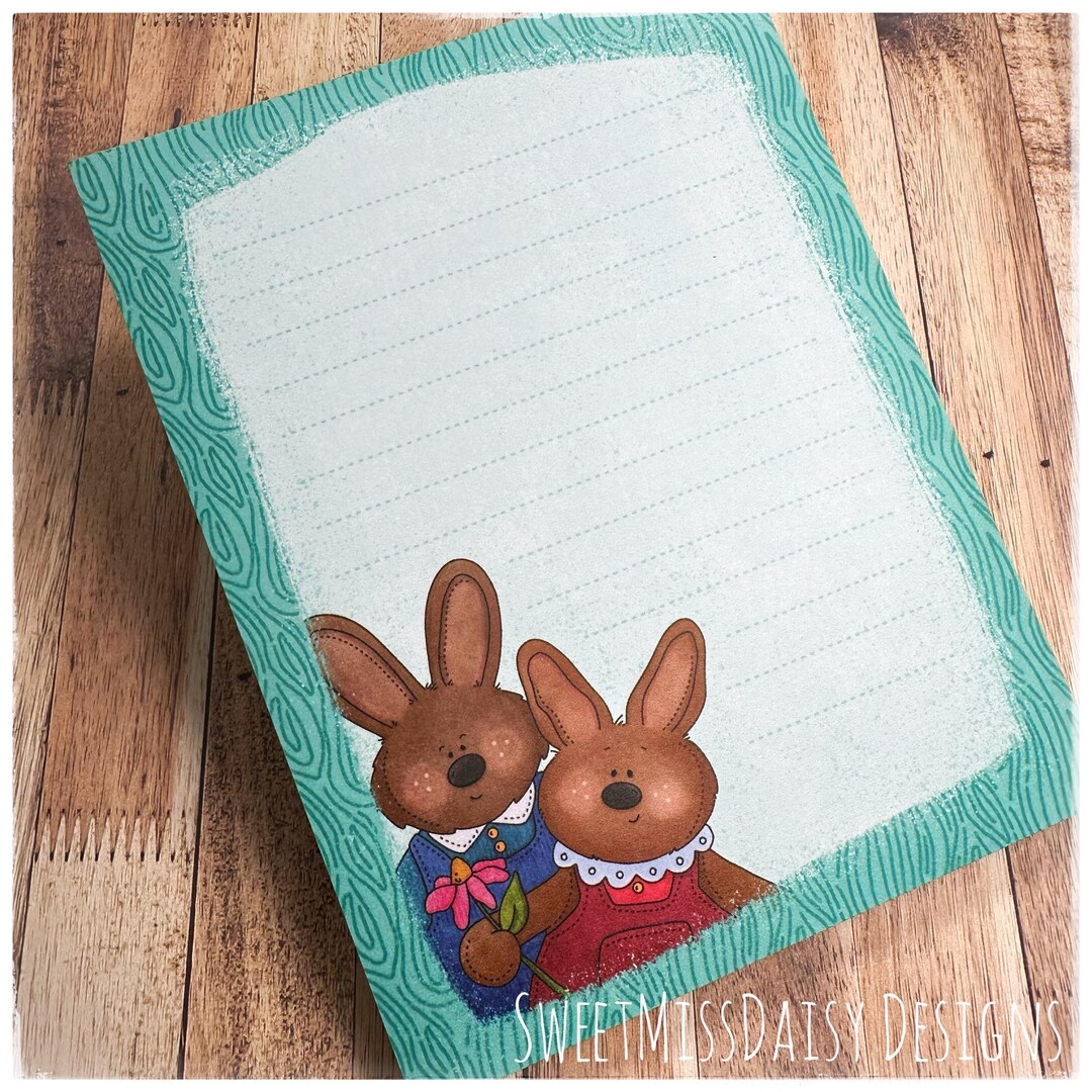 Bunny Friends Notepad - 4.25” X 5.5”, 48 Sheets, Illustrated by Anna ...