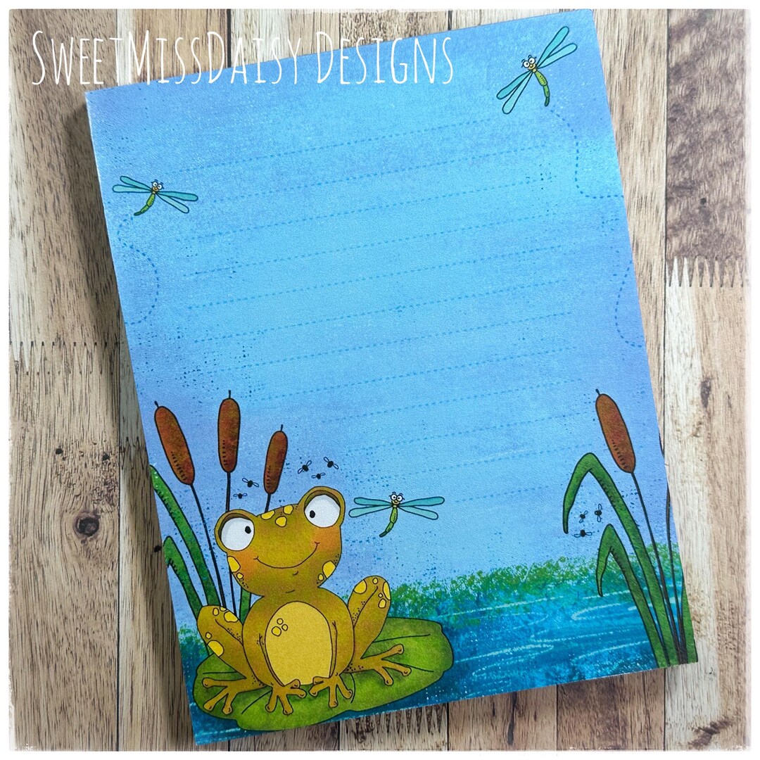 Pond Life Notepad - 4.25” X 5.5”, 48 Sheets, Illustrated by Anna Wight ...