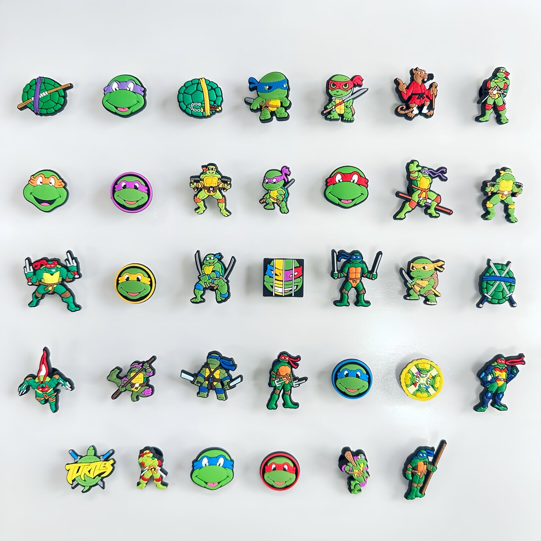 Ninja Turtles Croc Charms Cartoon Pin Badge Charms - Etsy