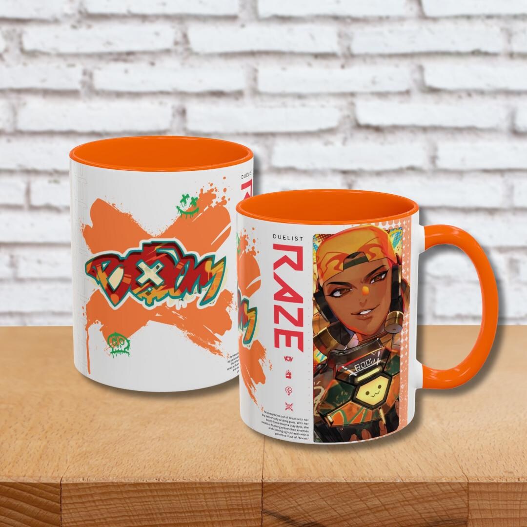 VALORANT RAZE Coffee Mug 11oz | Cute Coffee Cup | Gift for Gamers ...