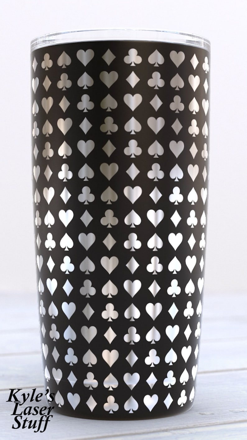 Card Suits Vector Bundle - Laser Ready Engraving and Stipple Artwork ...