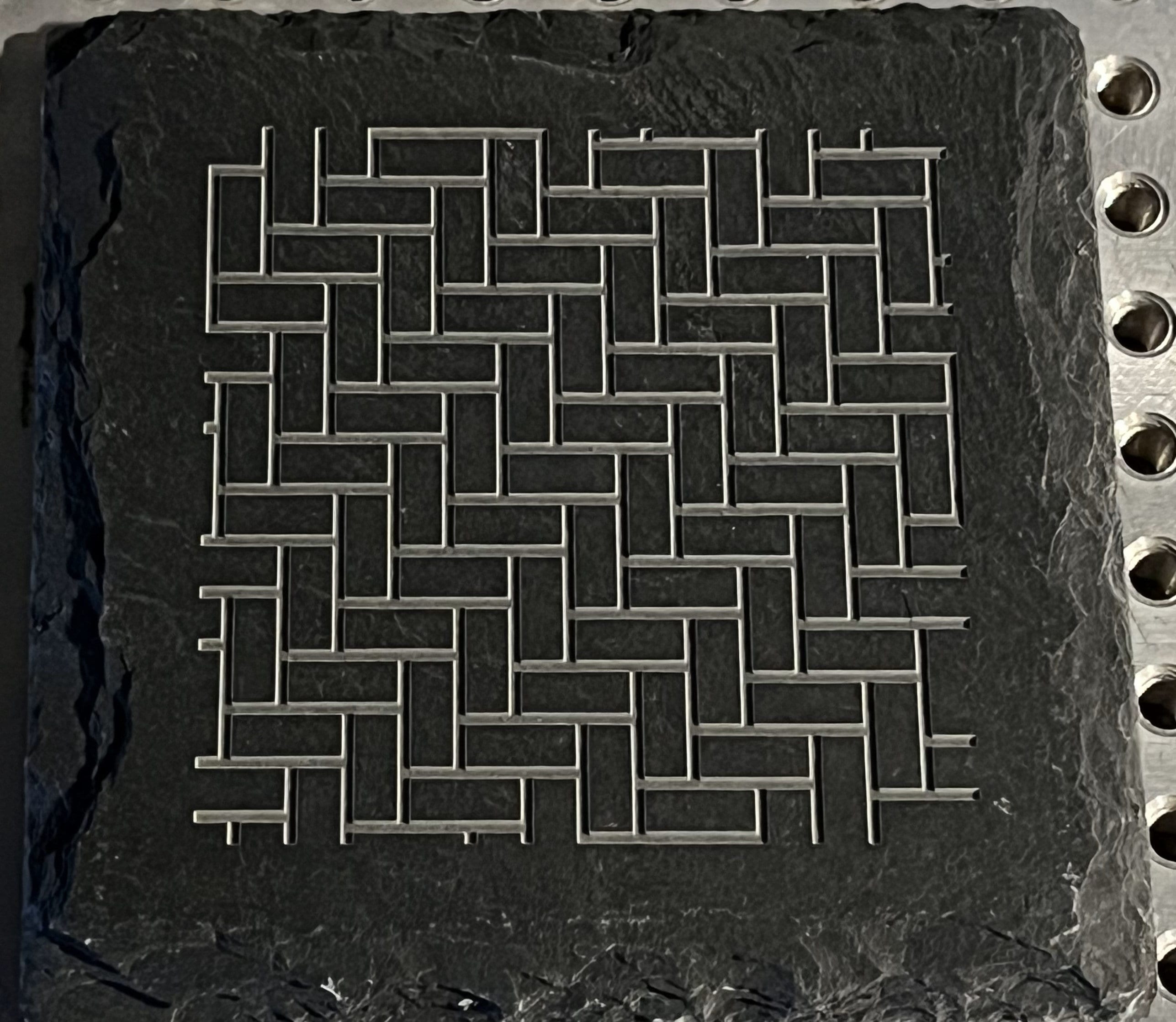 Herringbone Brick Pattern 2 Pack - Laser Ready Engraving and Stipple ...