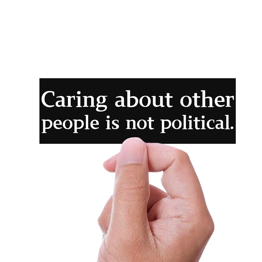 Caring About People Sticker: Human Rights Vinyl Bumper Sticker - Etsy