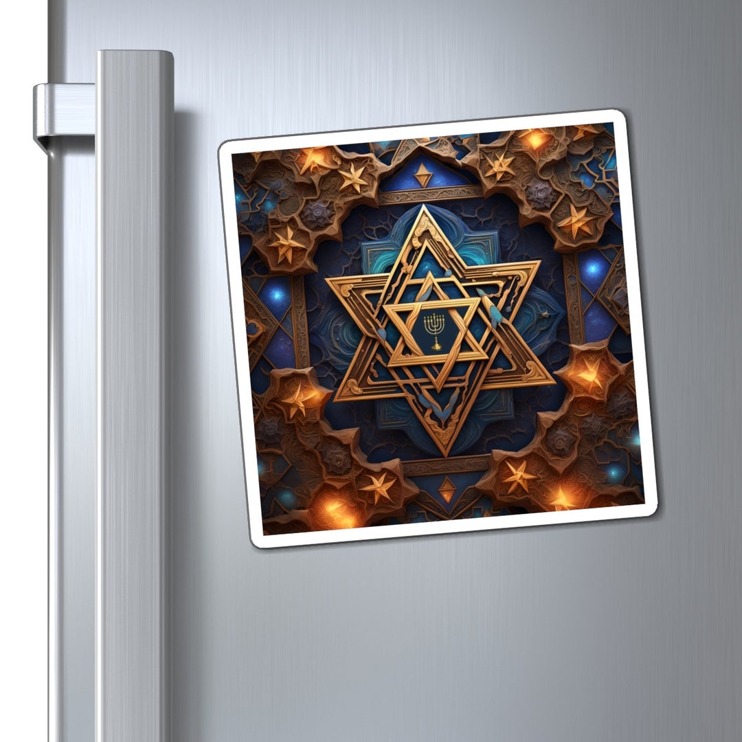 Star of David Magnets - Etsy