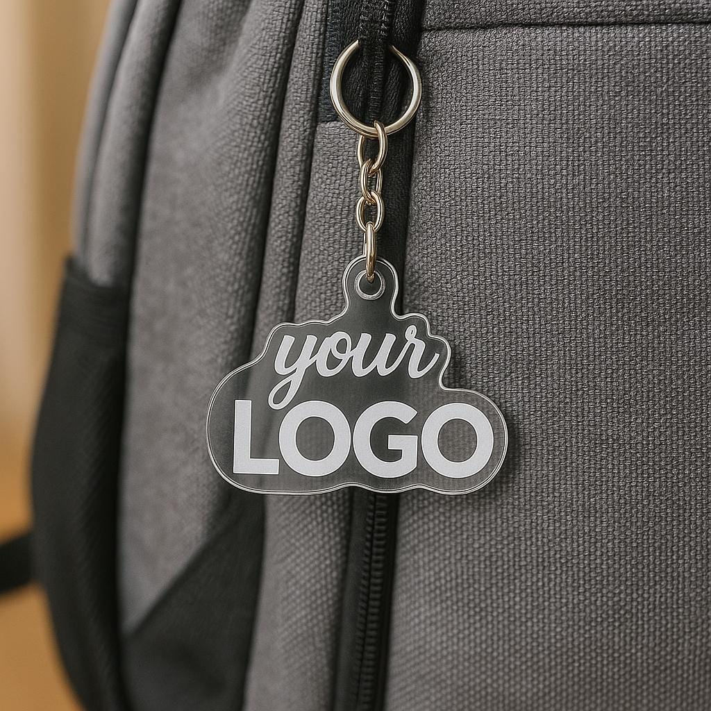 Custom Logo Keychain, Corporate Gifts, Acrylic Keychain With Logo ...