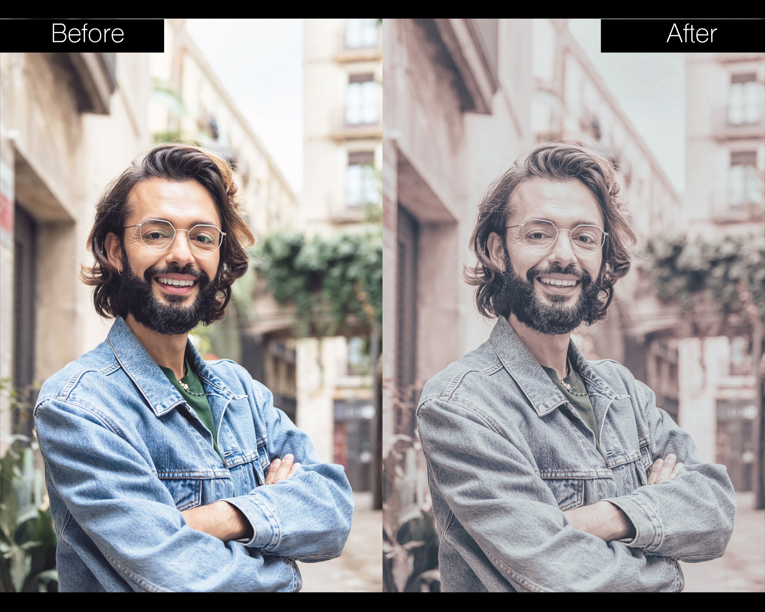 10 Urban Style Lightroom Presets, 10 Different Presets, Vintage, Visual ...