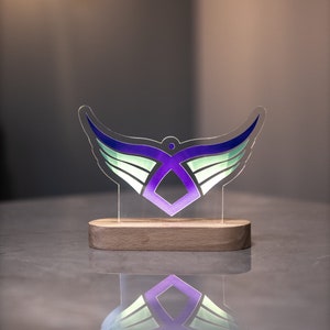 Custom Logo Light Lamp, Corporate Gifts, Wood Business Logo Night Light ...