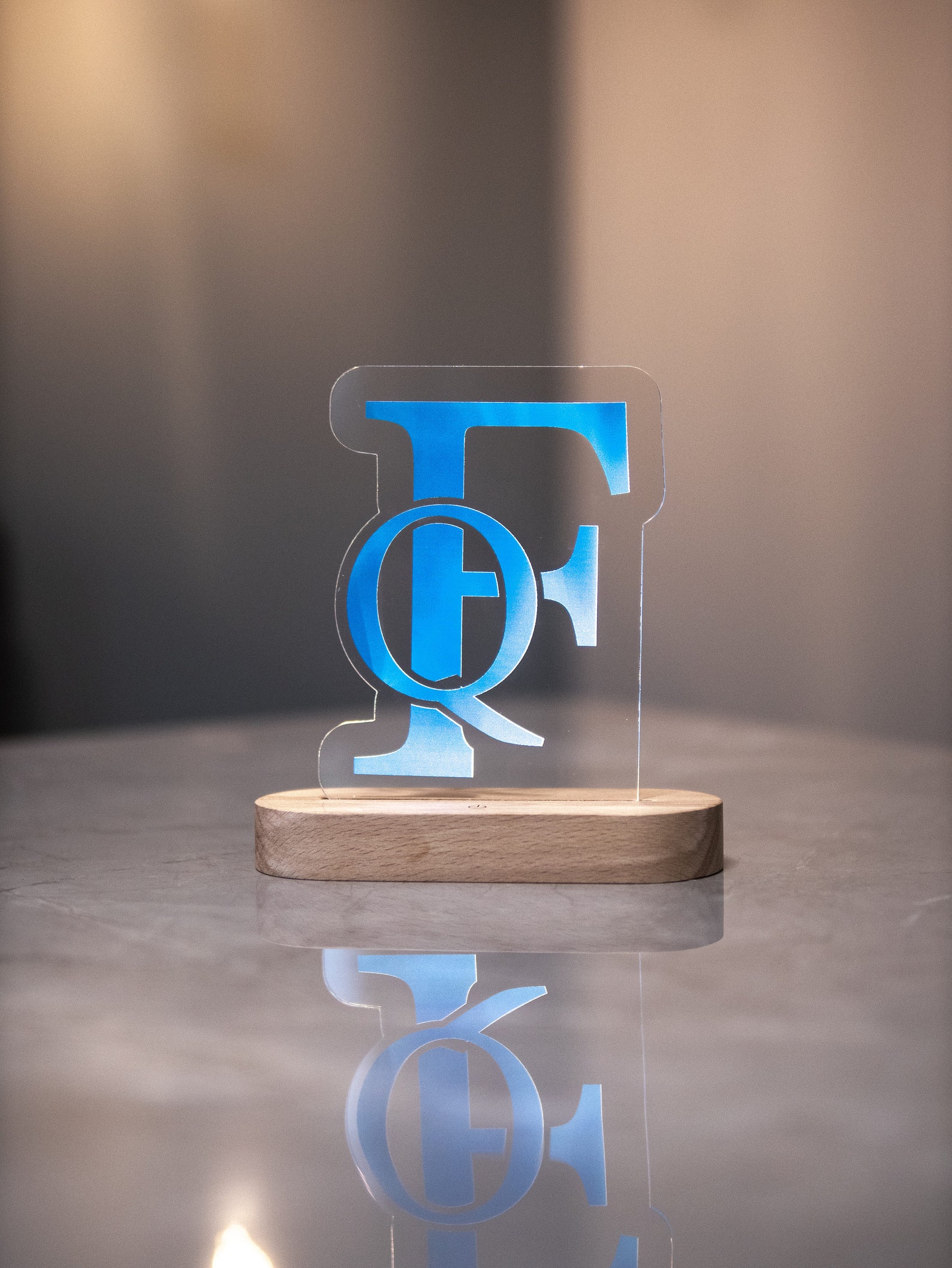 Custom Logo Light Lamp, Wood Business Logo Night Light, Custom Logo ...