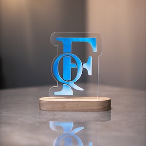 Custom Logo Light Lamp, Corporate Gifts, Wood Business Logo Night Light ...