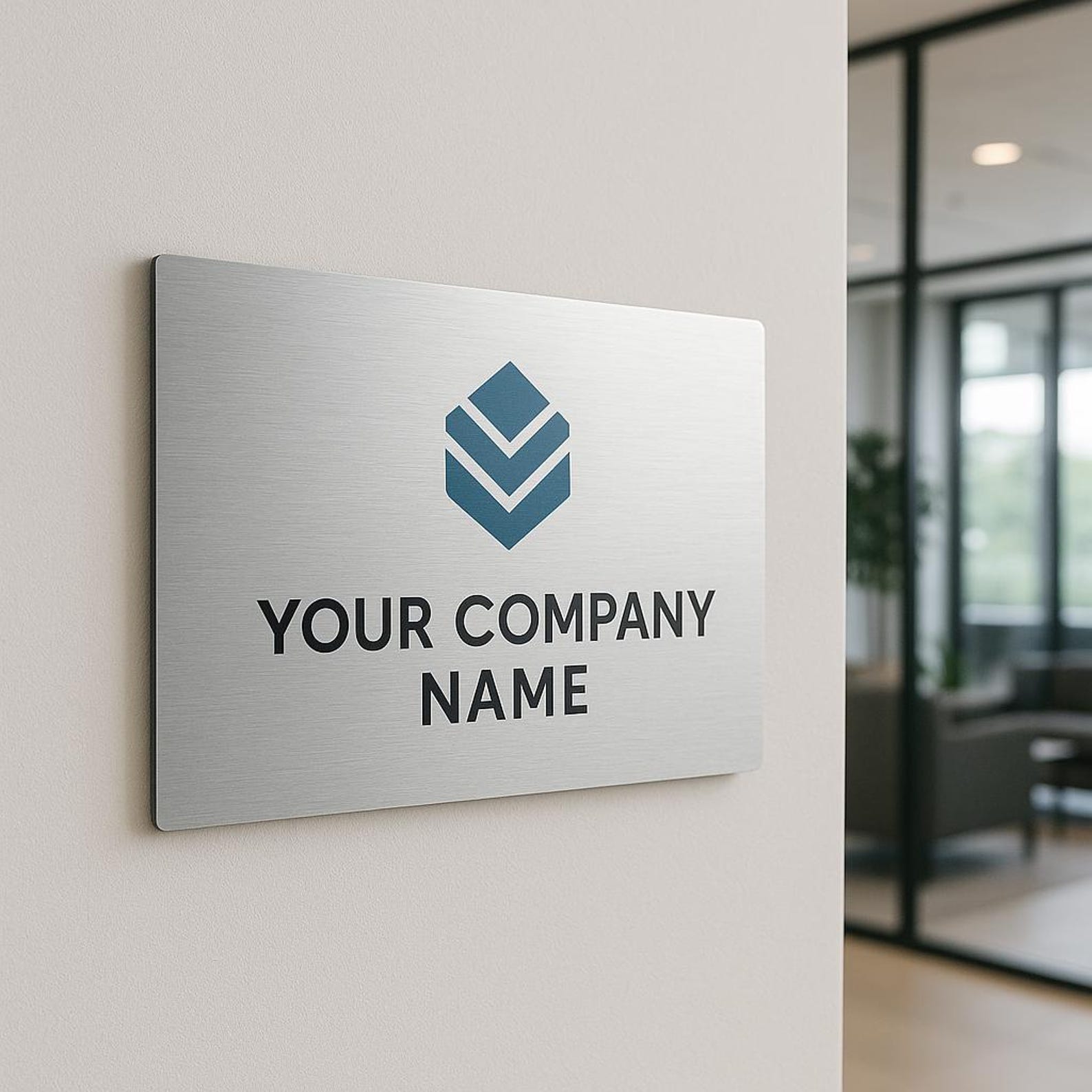 Custom Acrylic Business Logo Sign, Door Sign, Wall Hanging Business ...