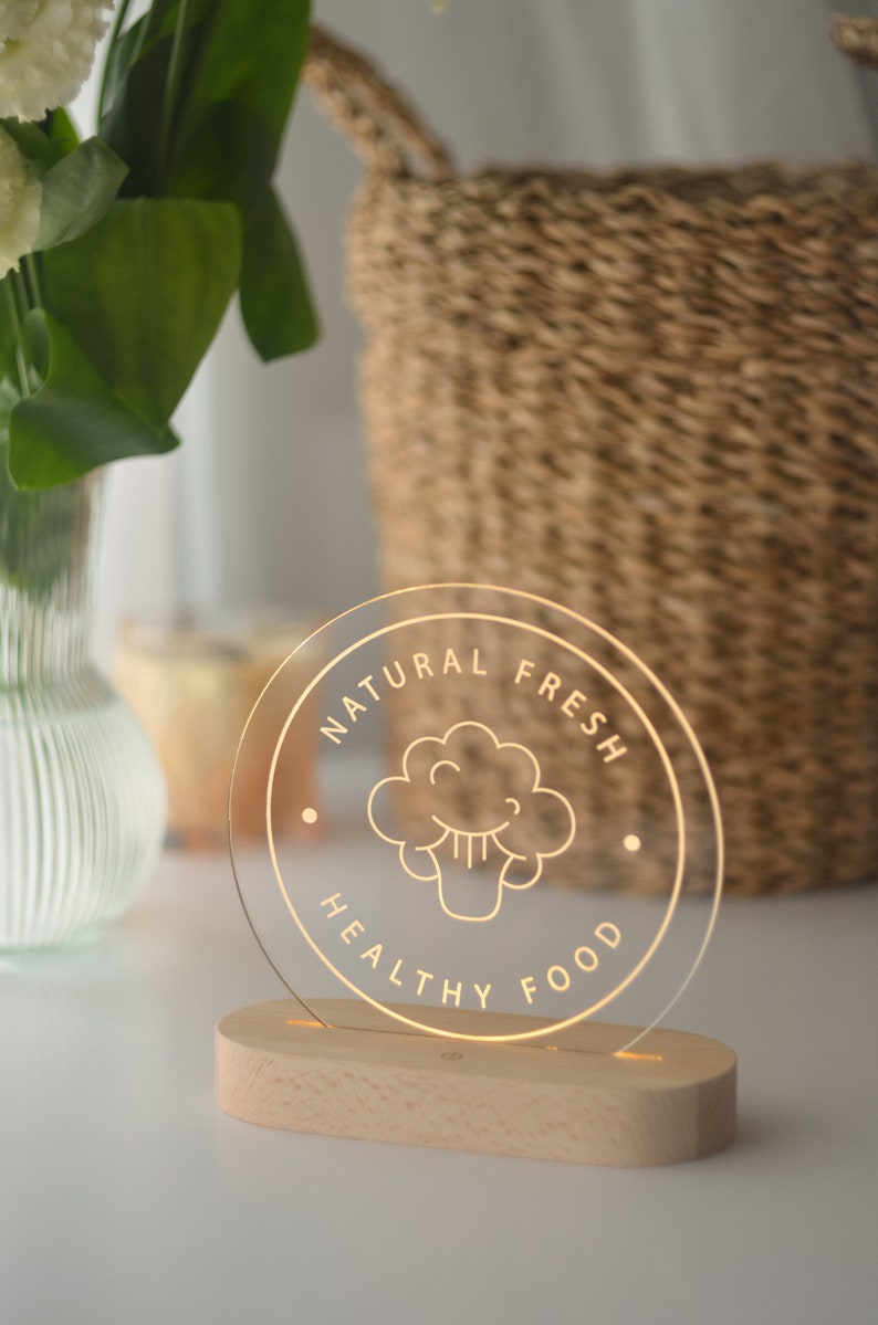 Custom Logo Light Lamp, Custom Logo Sign, Logo LED Light, Business Logo ...