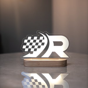 Custom Logo Light Lamp, Corporate Gifts, Wood Business Logo Night Light ...