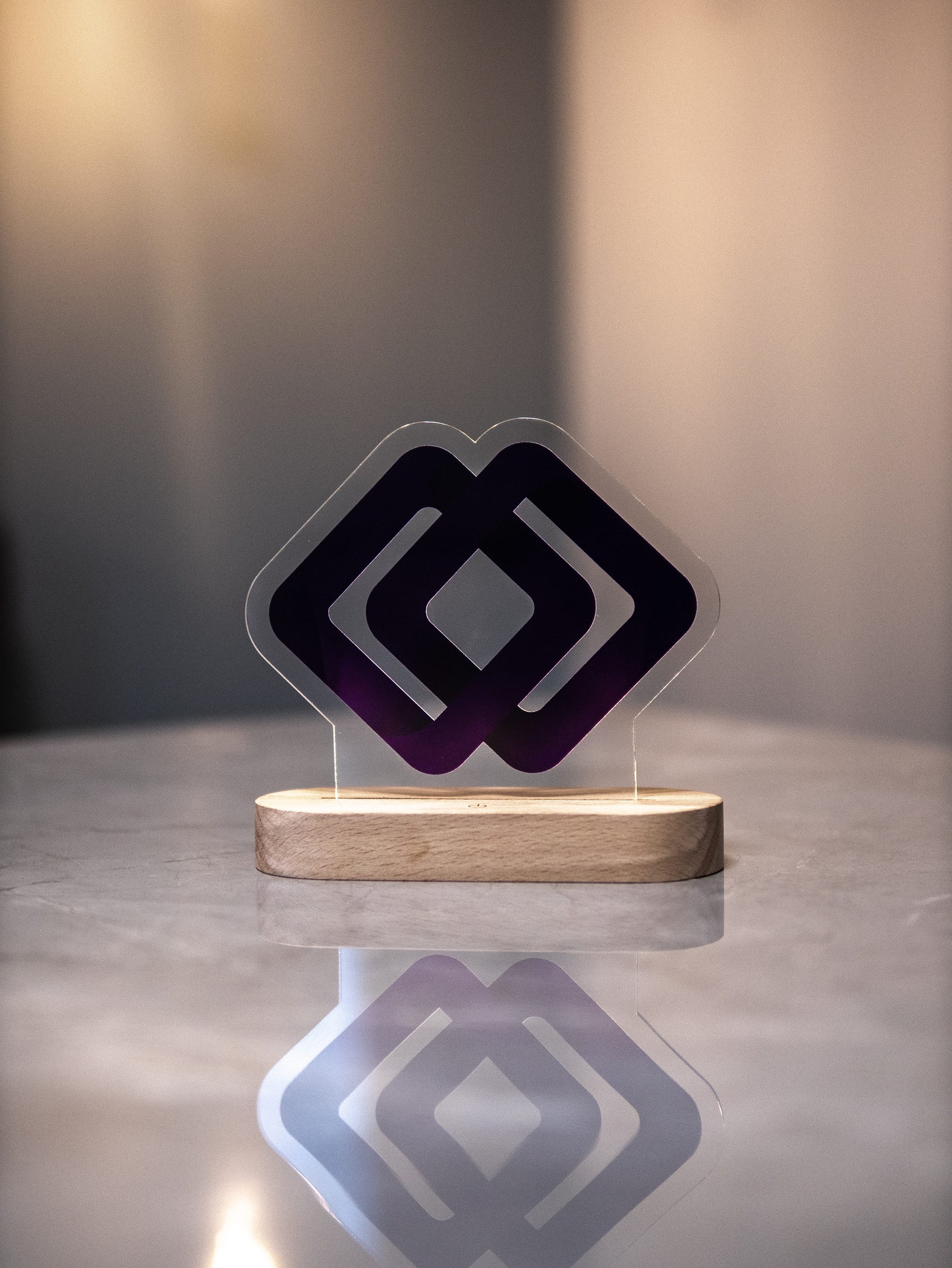 Custom Logo Light Lamp, Wood Business Logo Night Light, Custom Logo ...