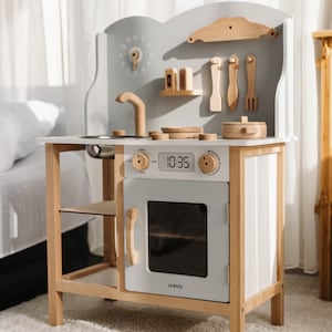 Toddler Play Kitchen, Montessori Toddler Kitchen, Montessori Activity ...