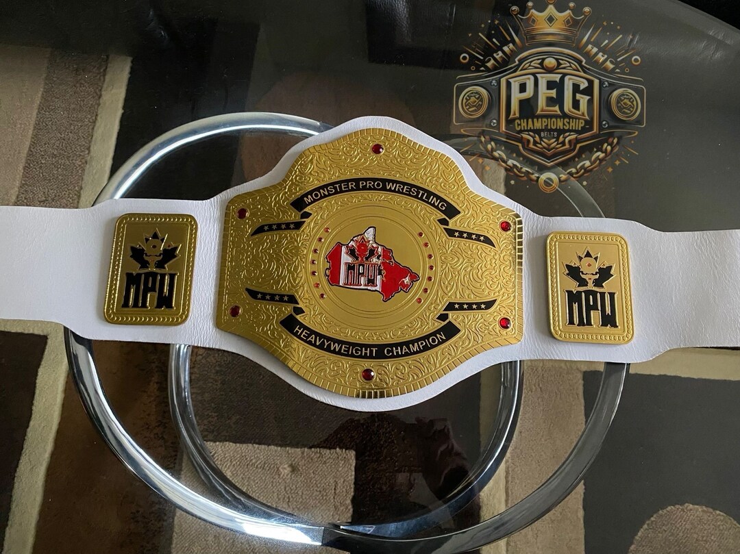 Personalized World Heavyweight Wrestling Championship Belt (gold Plated ...