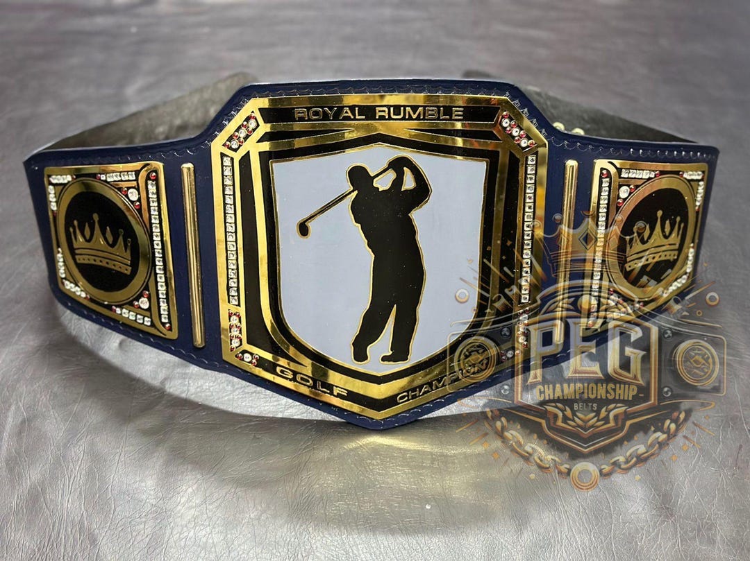 Personalized Golf Championship Belt - Etsy