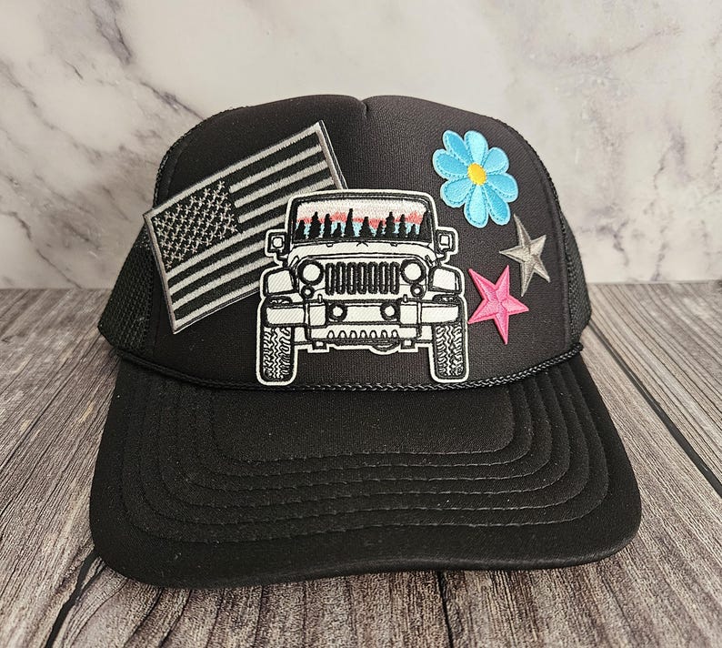 Jeep Patch Trucker Hat - Etsy