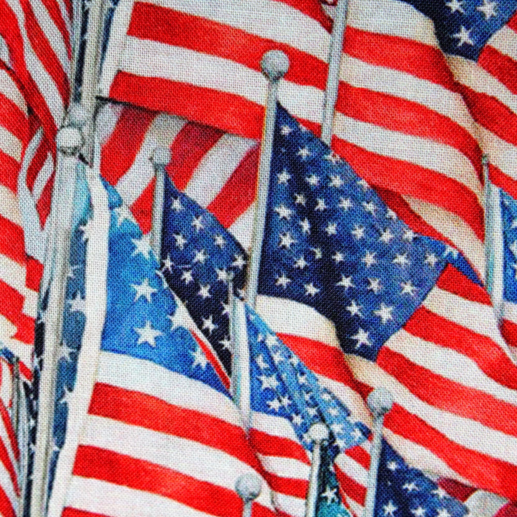 American Flag Fabric Spring Creative Fabric All Cotton - Etsy Canada