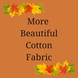 Autumn Harvest Cotton Fabric by the Yard for Fall Crafts and Sewing ...