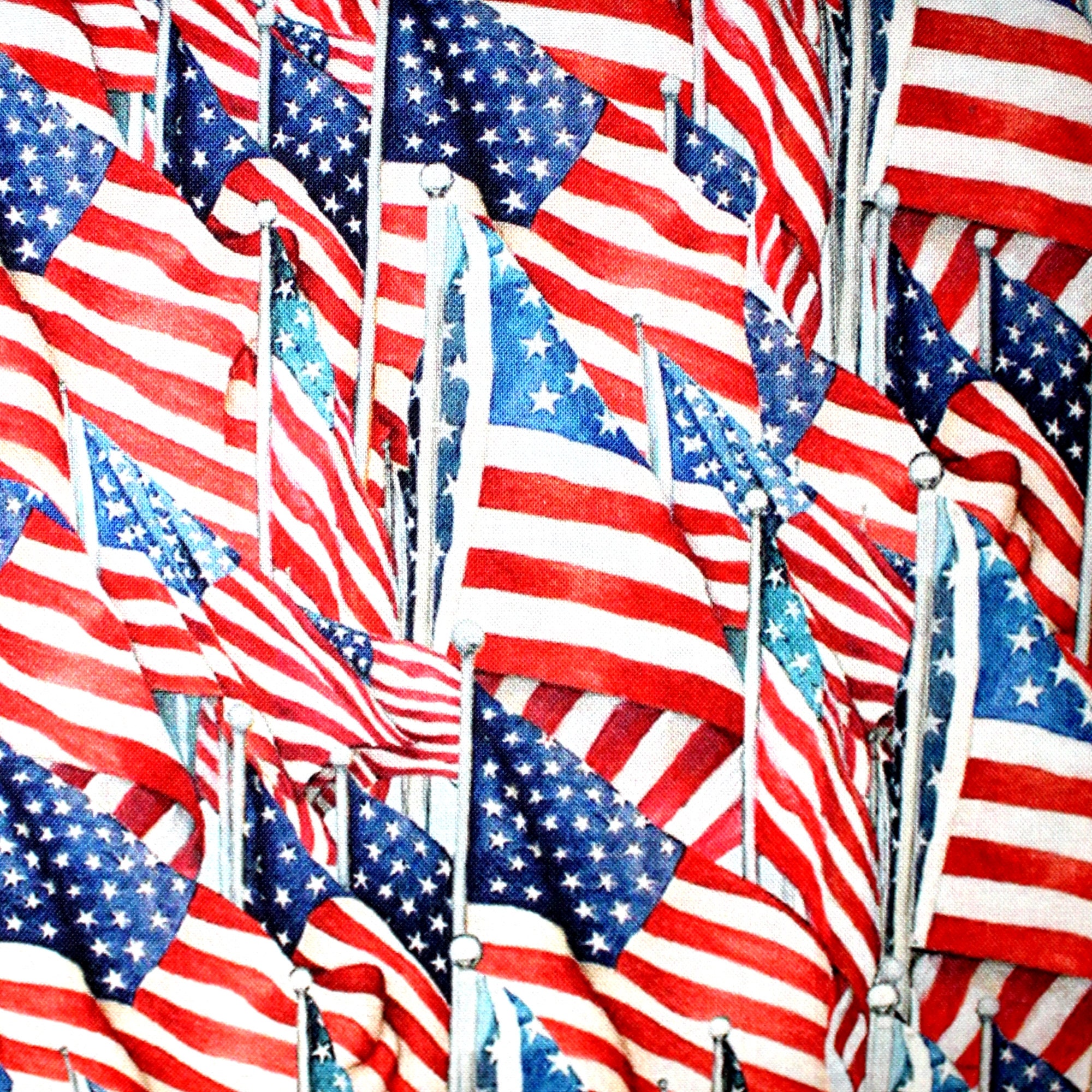 American Flag Fabric Spring Creative Fabric All Cotton - Etsy Canada