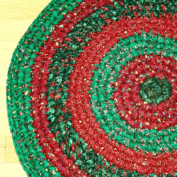 Round Crochet Rug - Etsy