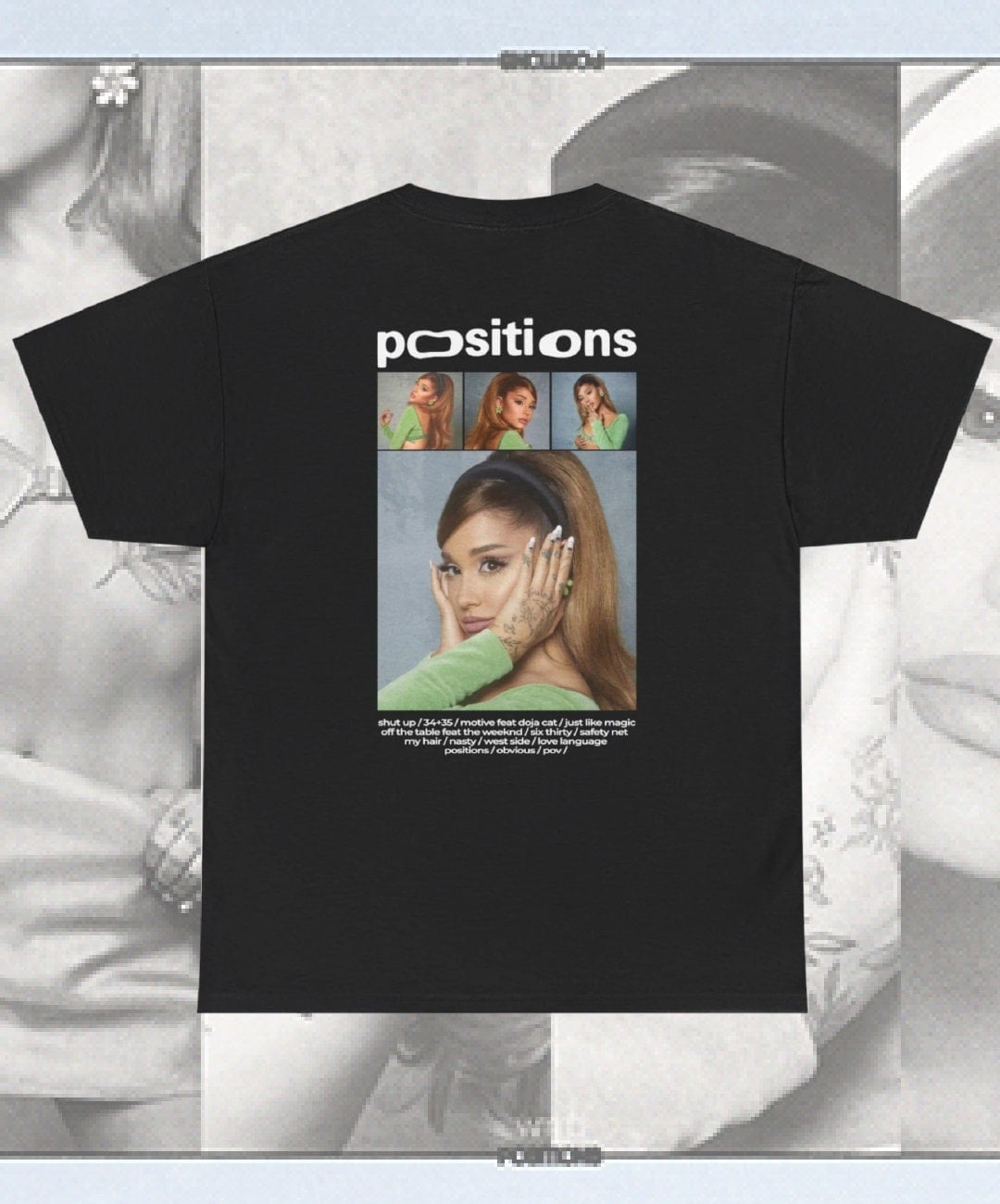 Ariana Grande's Positions Album Celebration Shirt Exclusive Gift Shirt ...
