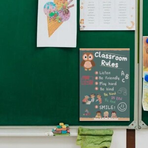 Classroom Rules Poster (customizable) - Etsy