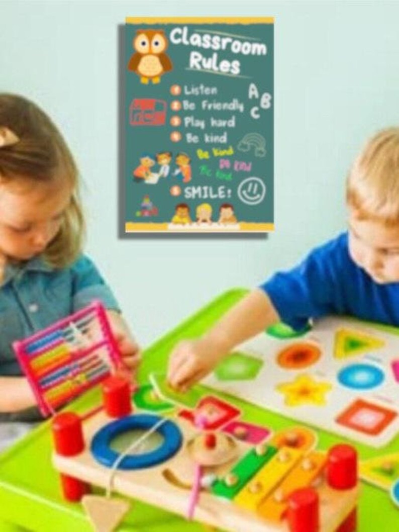 Classroom Rules Poster (customizable) - Etsy