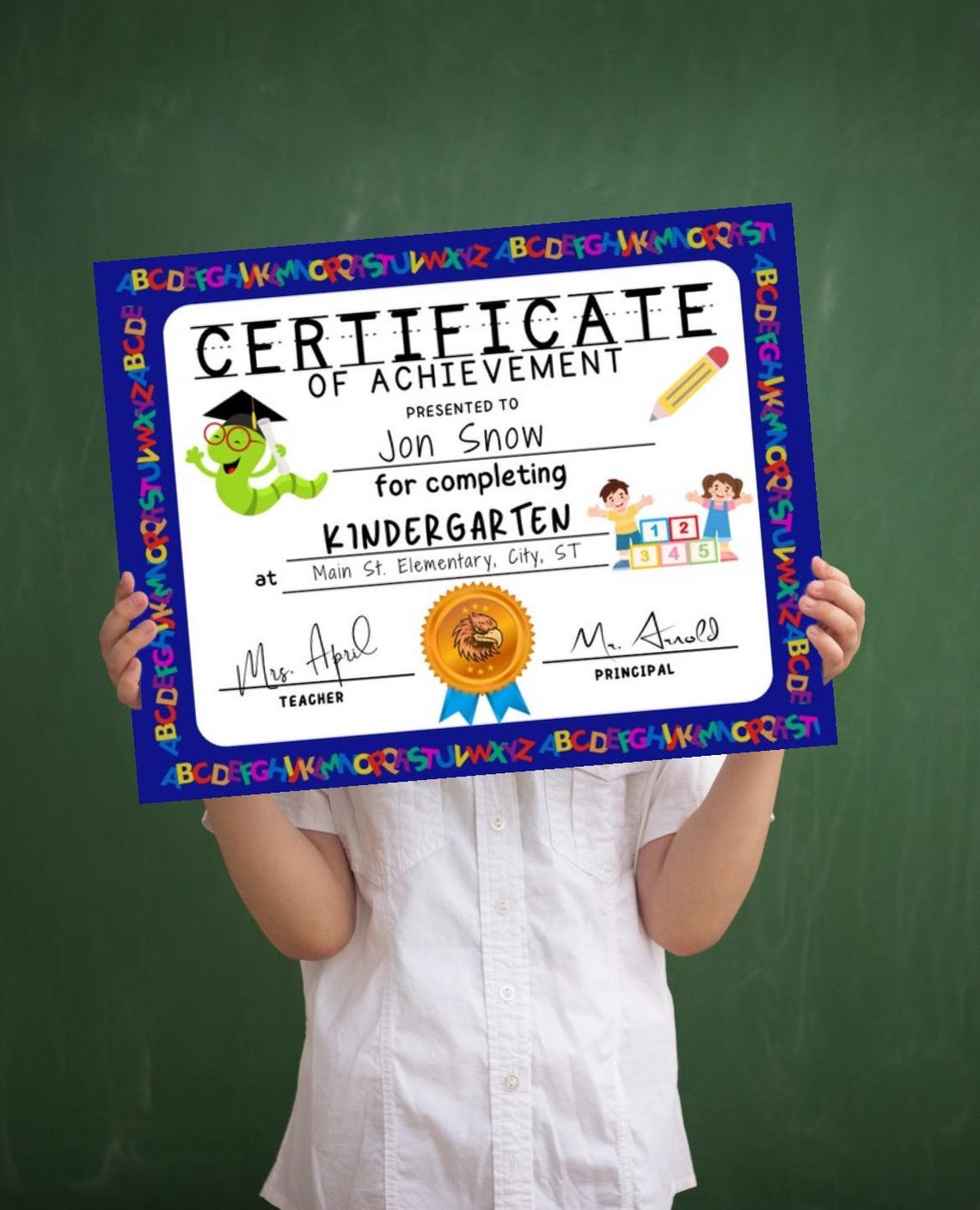 Graduation Certificate/diploma Template (customizable) - Etsy