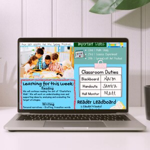 Classroom Newsletter Template (editable) - Etsy