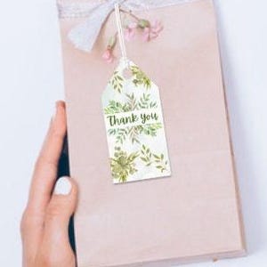 Thank You Gift Tag - Etsy