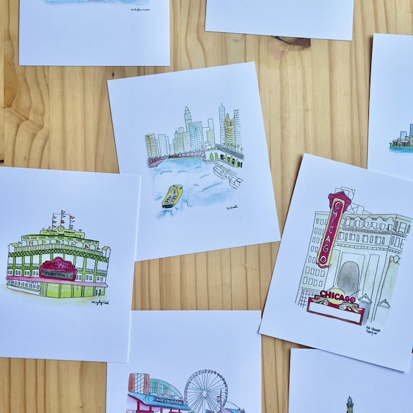 Chicago Postcard - Etsy