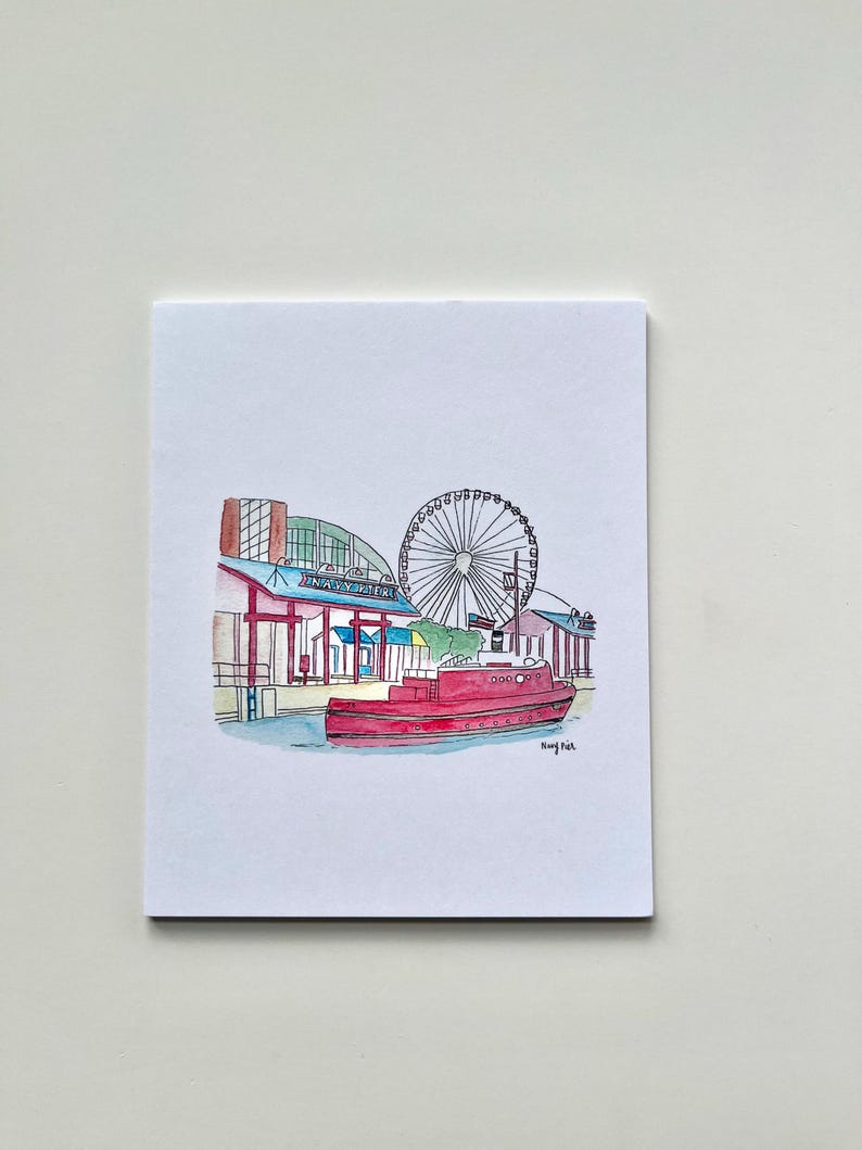 Chicago Postcard Set - Etsy