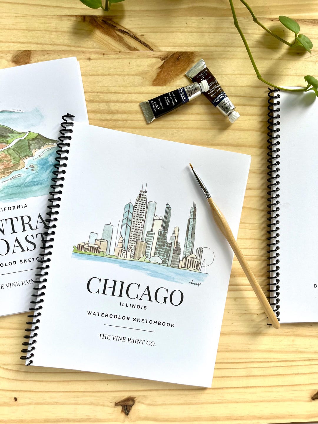 Chicago Watercolor Sketchbook - Etsy