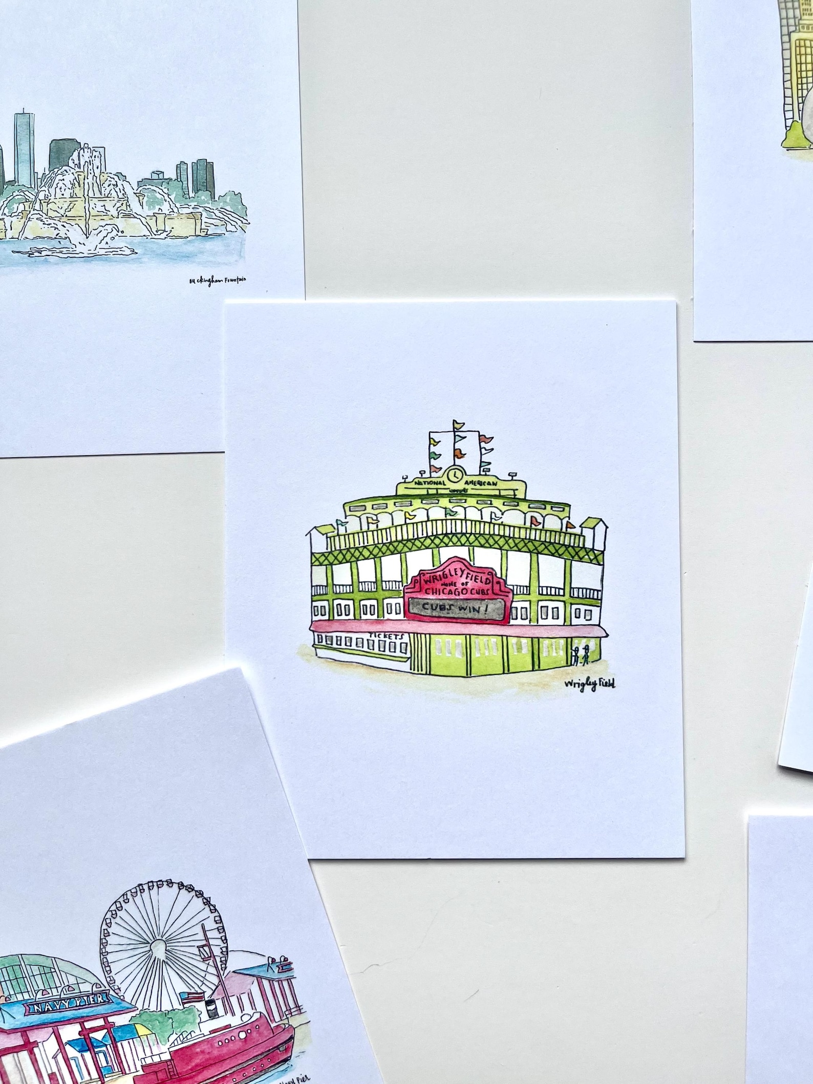 Chicago Postcard Set - Etsy