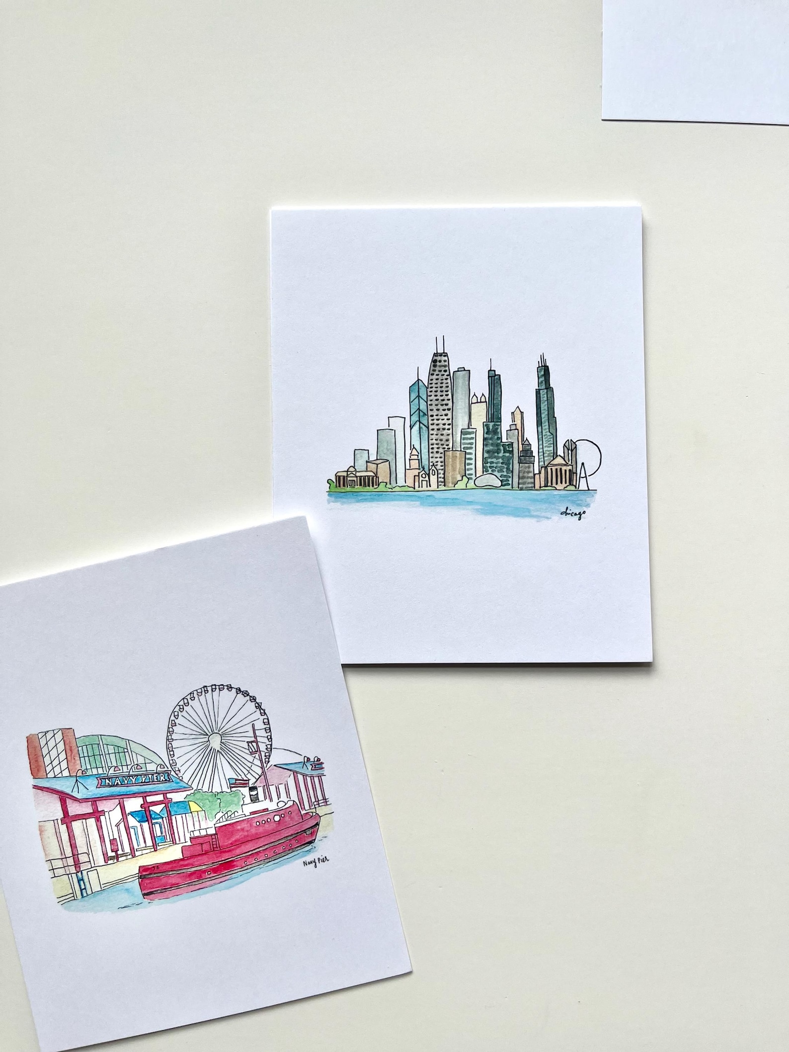 Chicago Postcard Set - Etsy