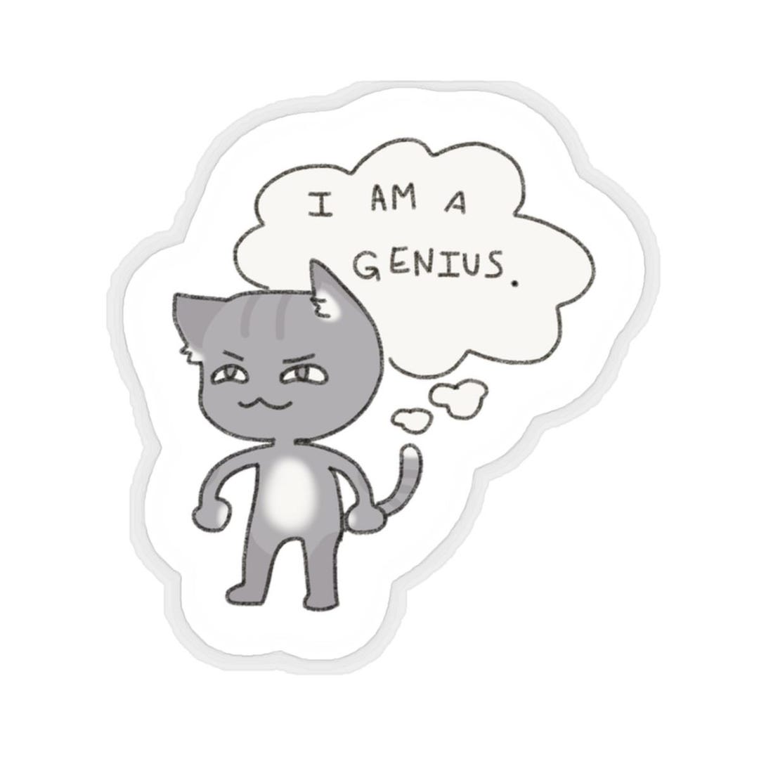 Chibi Cat Stickers, Smug Cat Sticker, Funny Cat Sticker, Laptop Decal ...