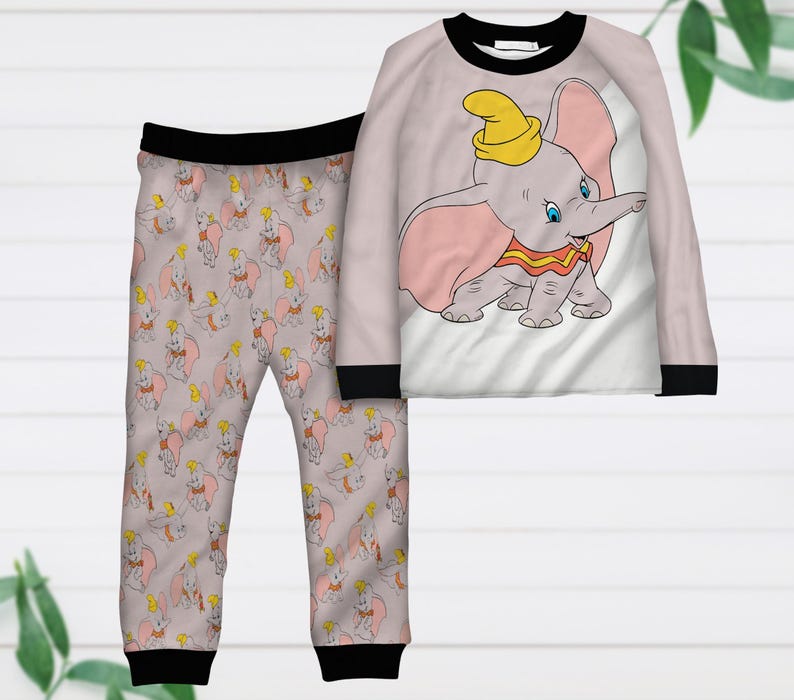 Dumbo Family Pajamas Set, Disney Elephant Matching Pajamas Set, Disney ...