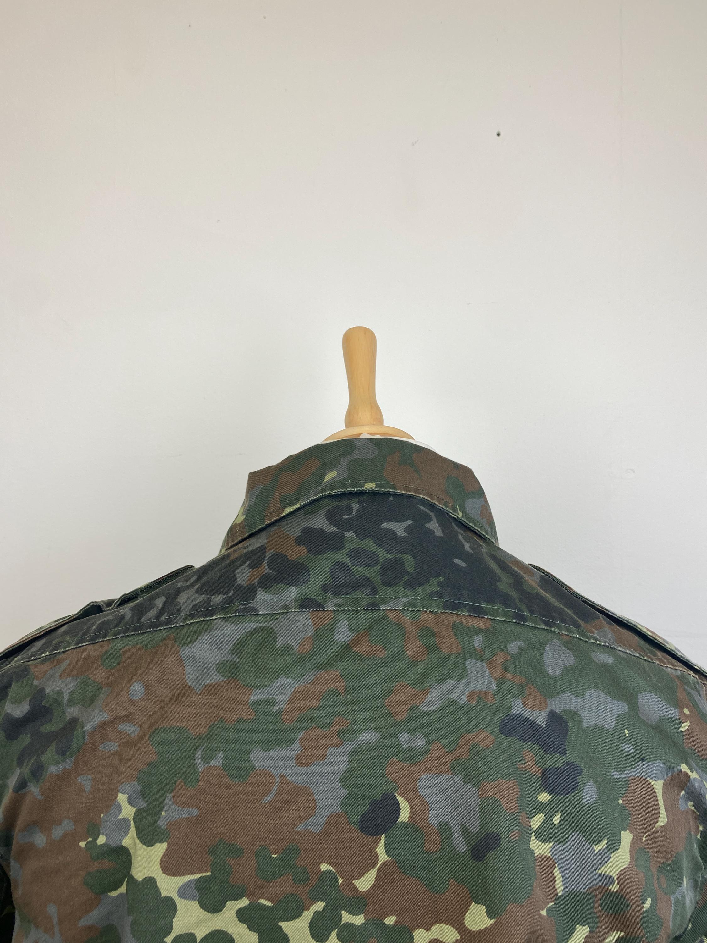 Vintage German Military Jacket, Camouflage Pattern, Size S, Very Good ...