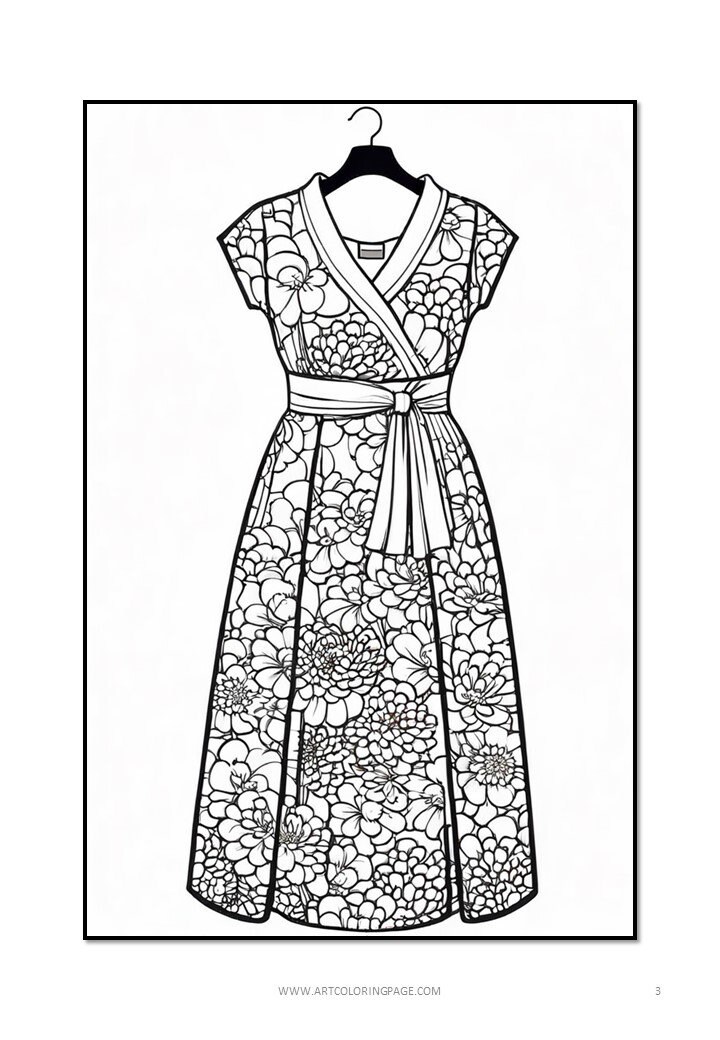 Discover the Art of Japanese Culture With Classic Dress Coloring Pages ...