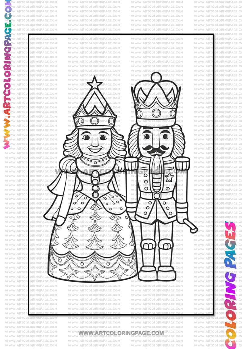 The Nutcracker Coloring Page for Kids Vol 1 : 100 Magical Designs ...