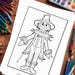 Scarecrow Coloring Pages: 100 Halloween Templates (instant PDF Download ...
