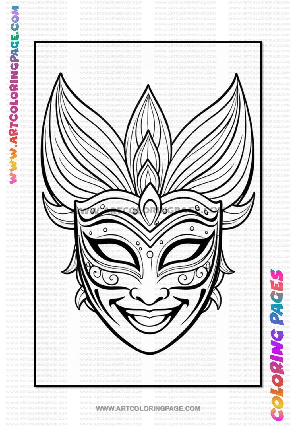 Carnival Coloring Pages Vol: 12 - Etsy