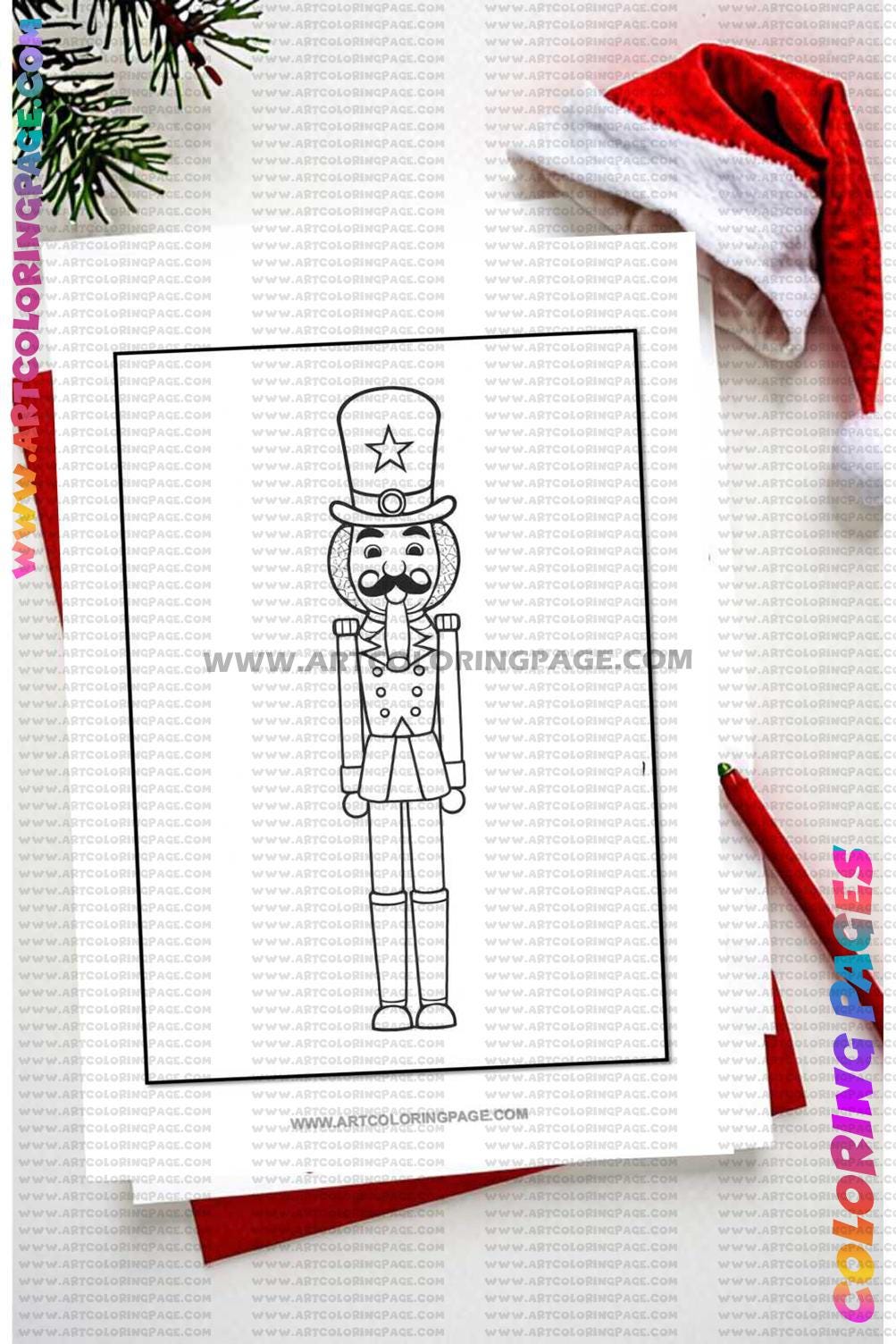 The Nutcracker Coloring Page for Kids Vol 1 : 100 Magical Designs ...