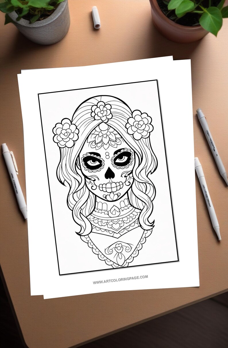 Unleash Your Creativity With Sugar Skull Colors Vol 2 - Etsy
