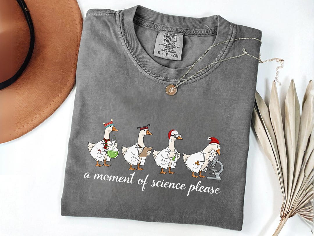 Funny Science Teacher Shirt, Silly Goose Chemistry Tee, Nerdy STEM Gift ...