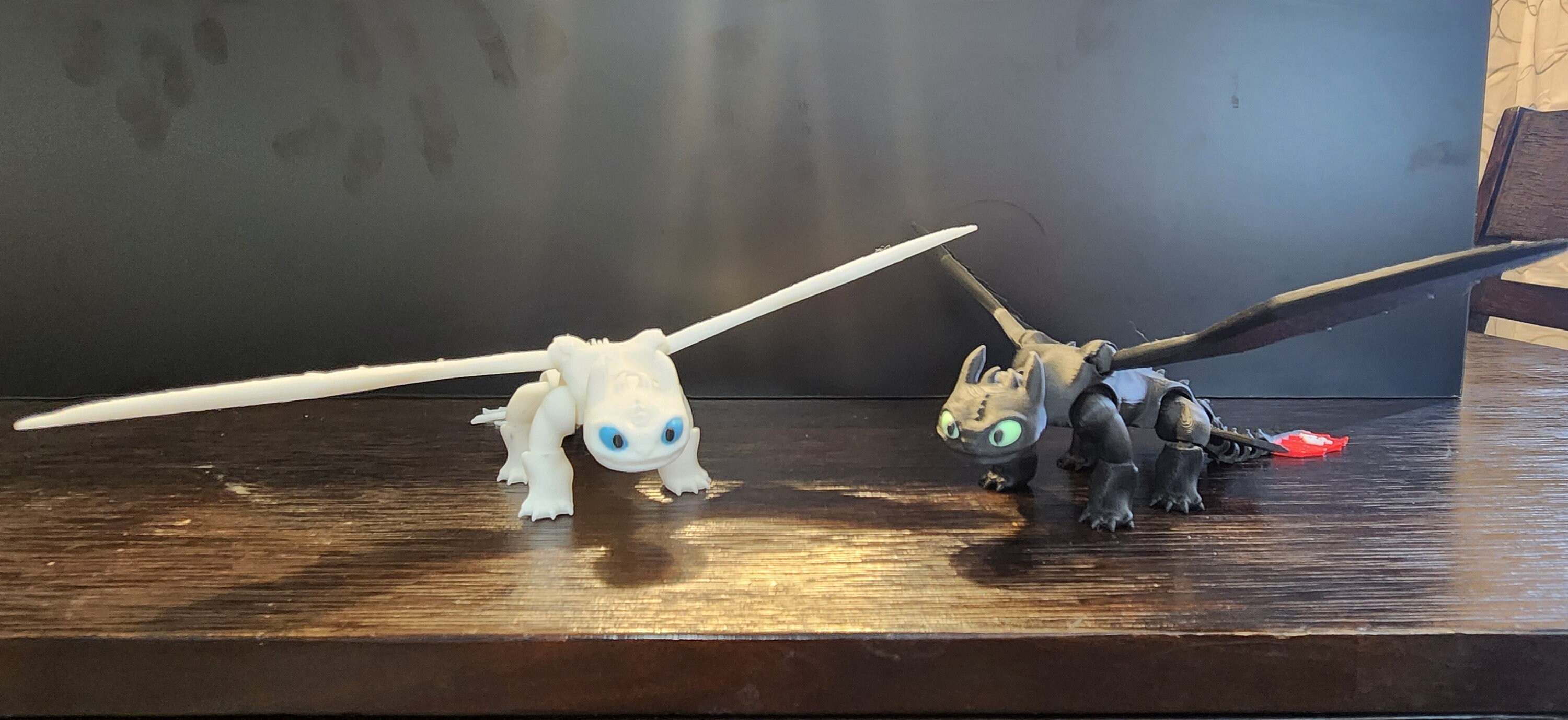 Toothless and the Light Fury - Etsy