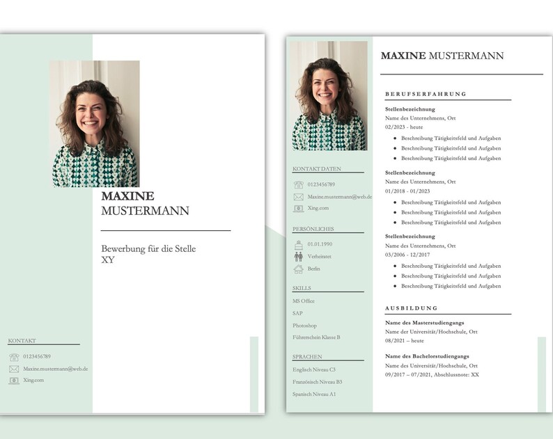 Application Template in Pastel Including Cover Letter, CV, Cover Sheet ...