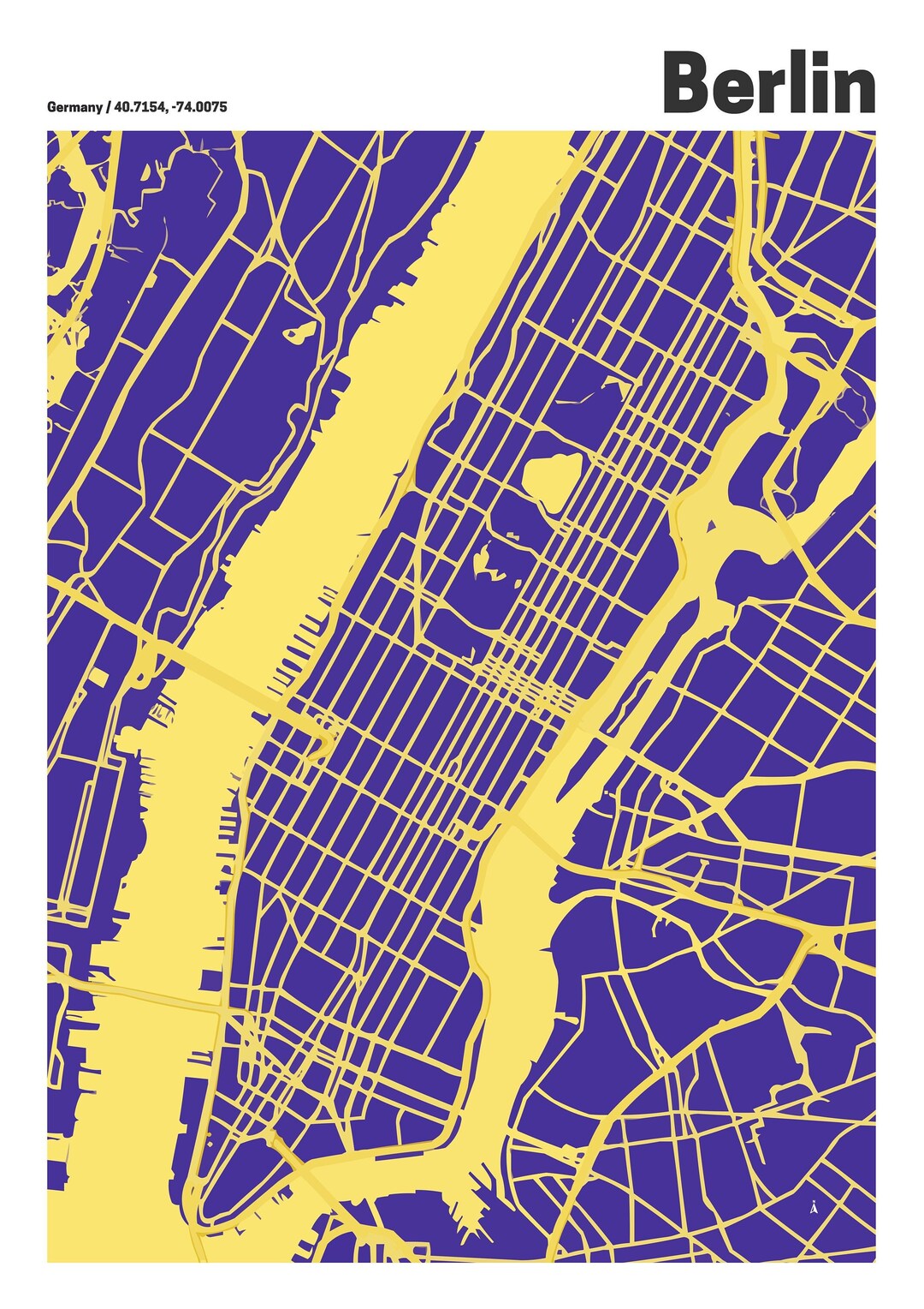 Map Poster, CUSTOM DIGITAL DOWNLOAD, Custom Color City Map, Modern Map ...